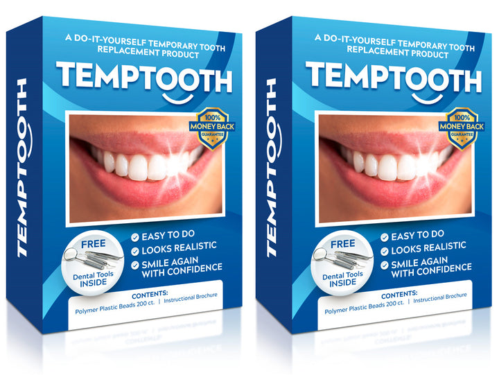 Temptooth™ #1 Temporary Tooth Replacement (Lowest Price Guaranteed)